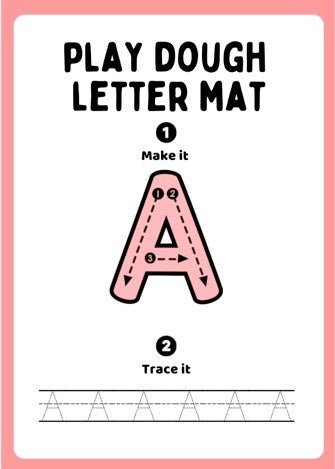 Printable Letter Mats – Fox & Sparrow Co.